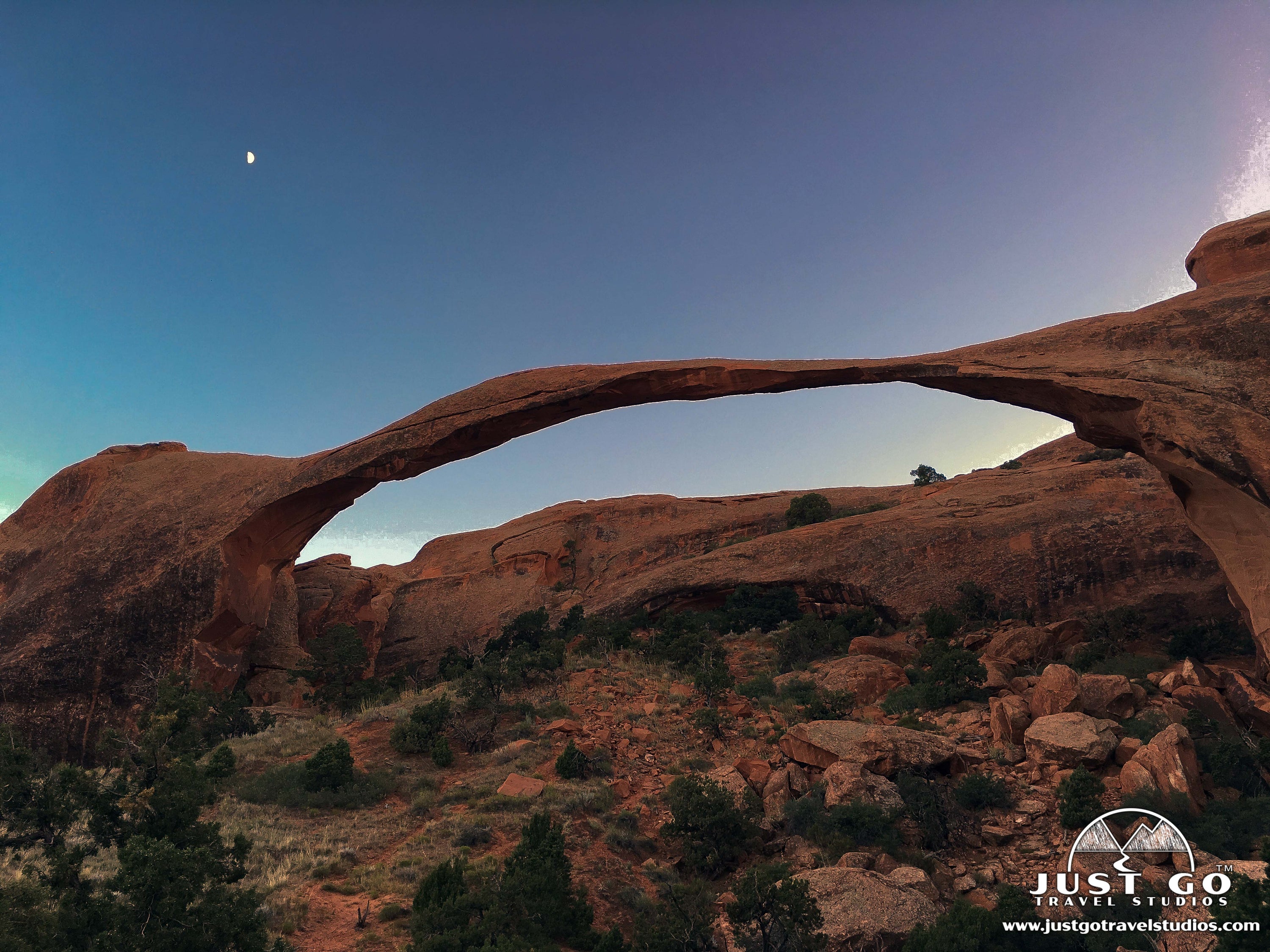 Landscape Arch Trail in Arches National Park – Just Go Travel Studios