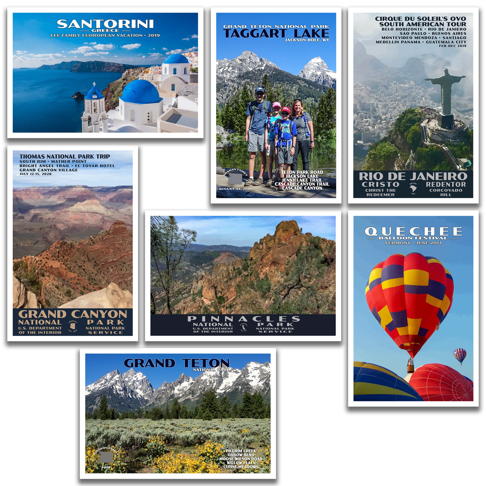 National Park Posters and Postcards (Personalized and Custom) – Just Go ...