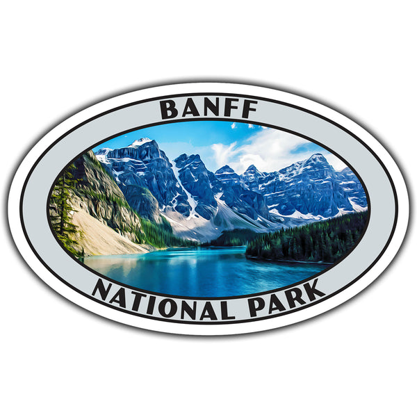 Banff National Park Sticker (Moraine Lake) (AB) – Just Go Travel Studios