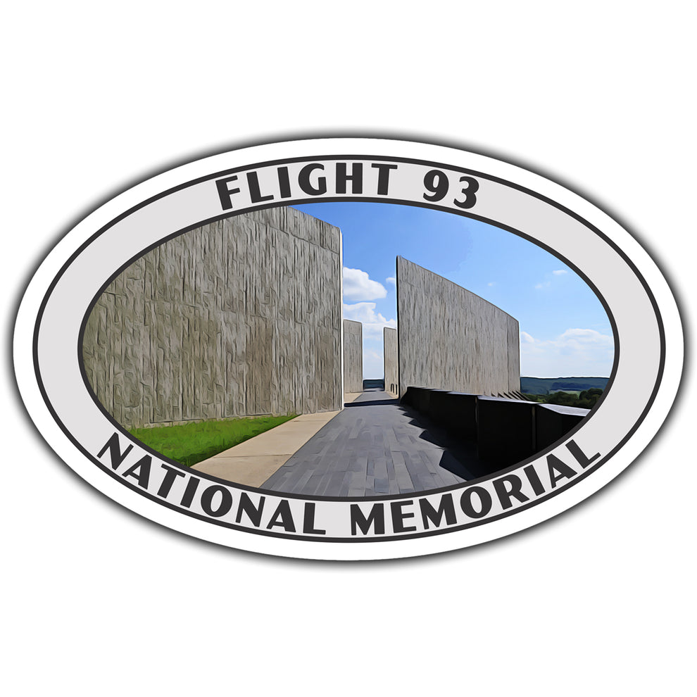 Flight 93 National Memorial Sticker (Flight Path) – Just Go Travel Studios