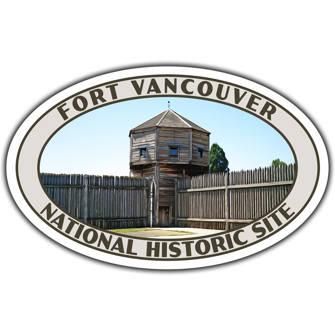 Fort Vancouver National Historic Site Sticker (Fort) – Just Go Travel ...