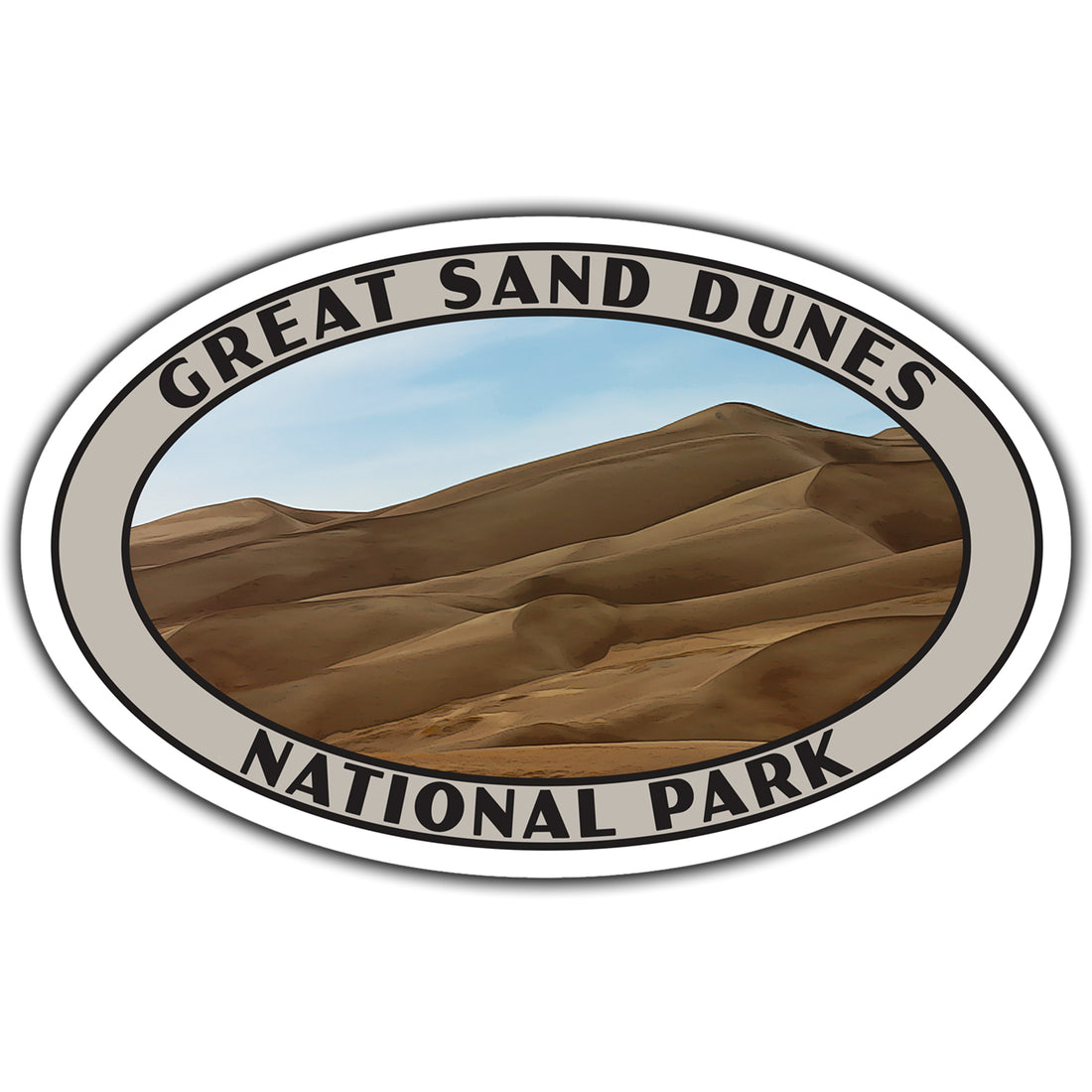 Great Sand Dunes National Park Sticker (Dunes) – Just Go Travel Studios