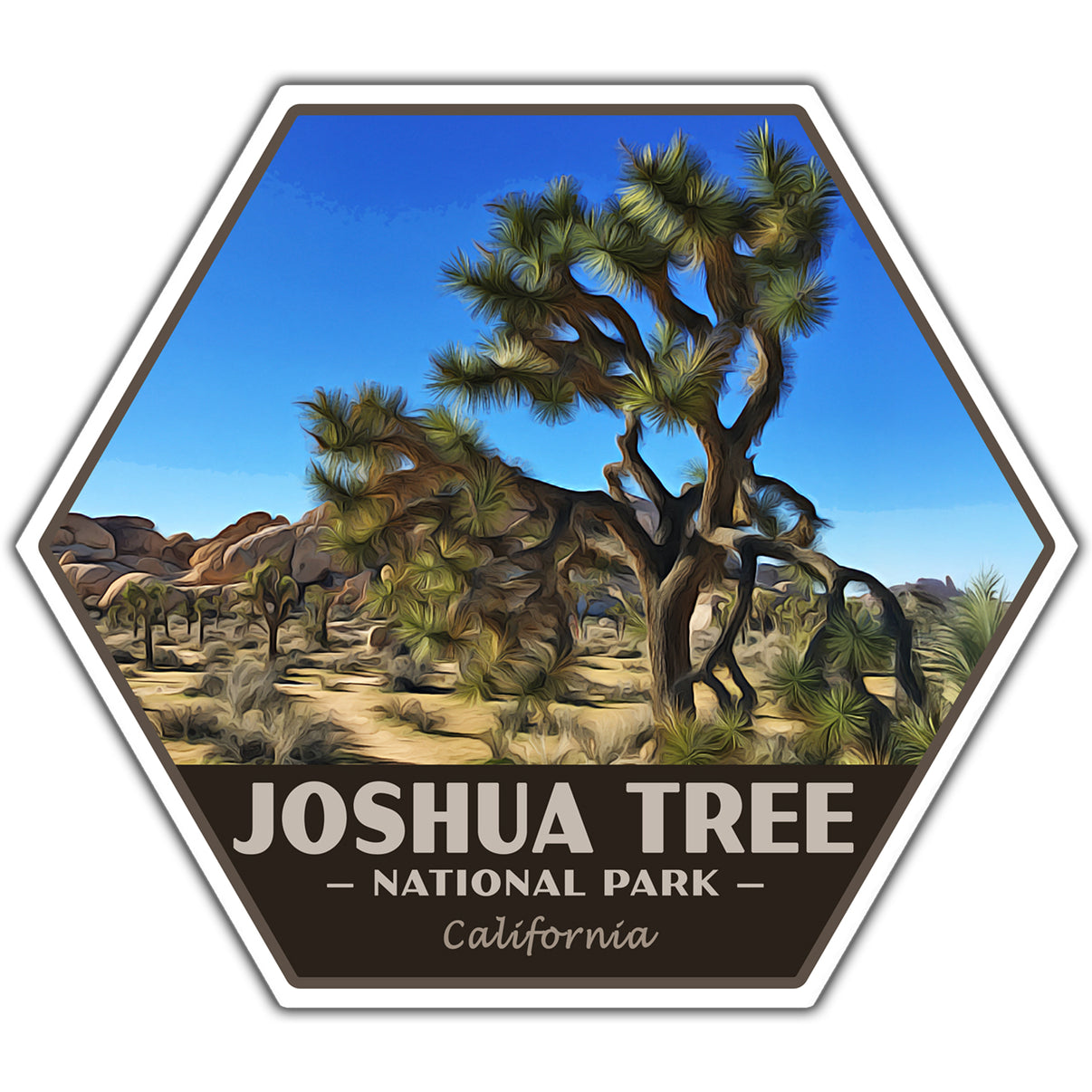 Joshua Tree National Park Sticker (Hall of Horrors) - Hex – Just Go ...