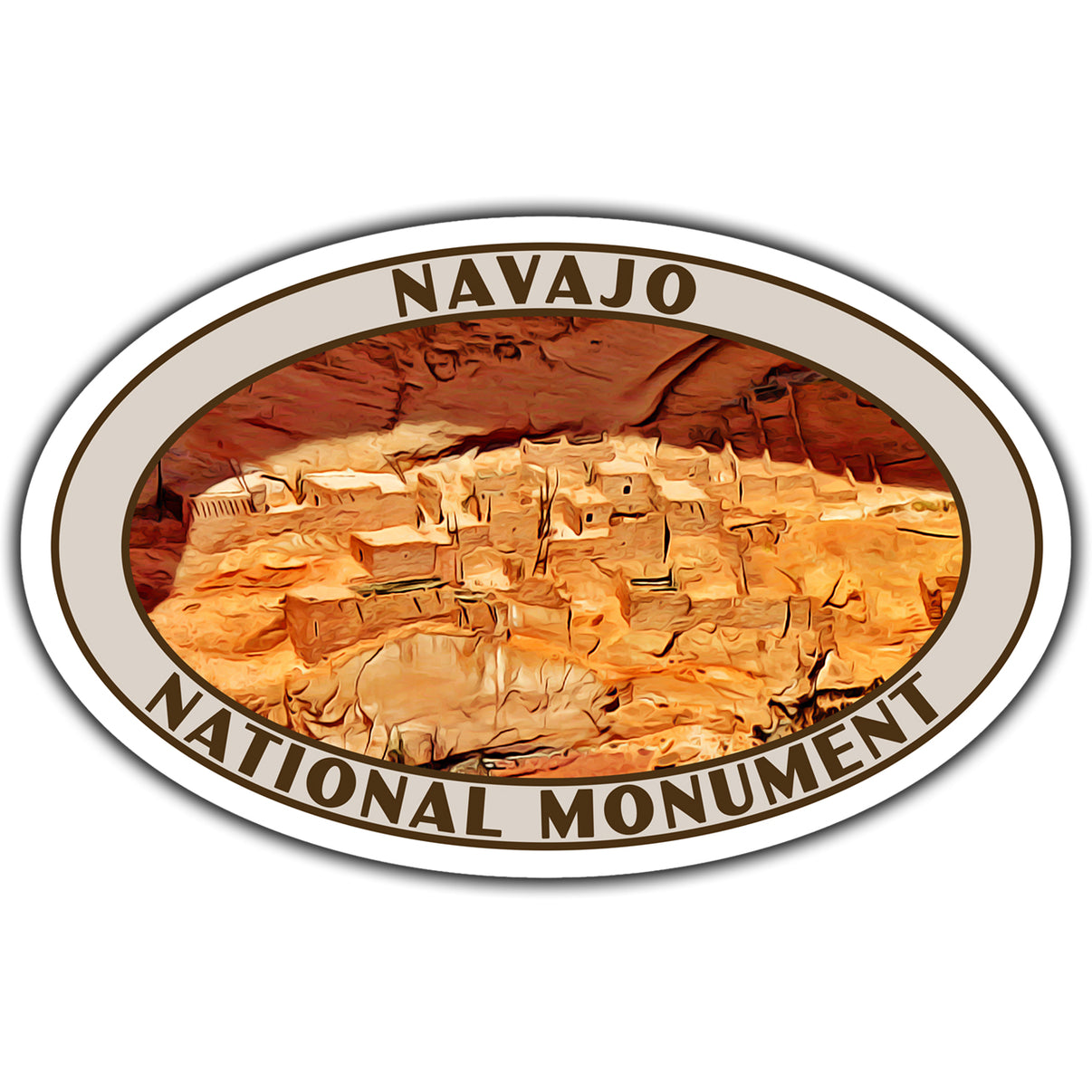 Navajo National Monument Sticker (Dwellings) – Just Go Travel Studios