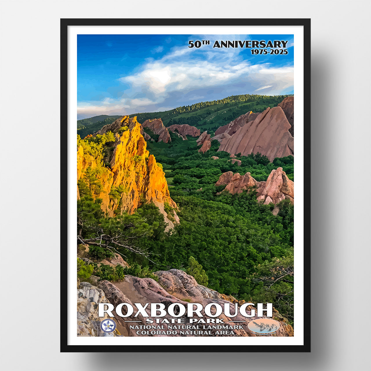Roxborough State Park Poster - WPA (Lyons Spotlight) - CPF / FORSP ...
