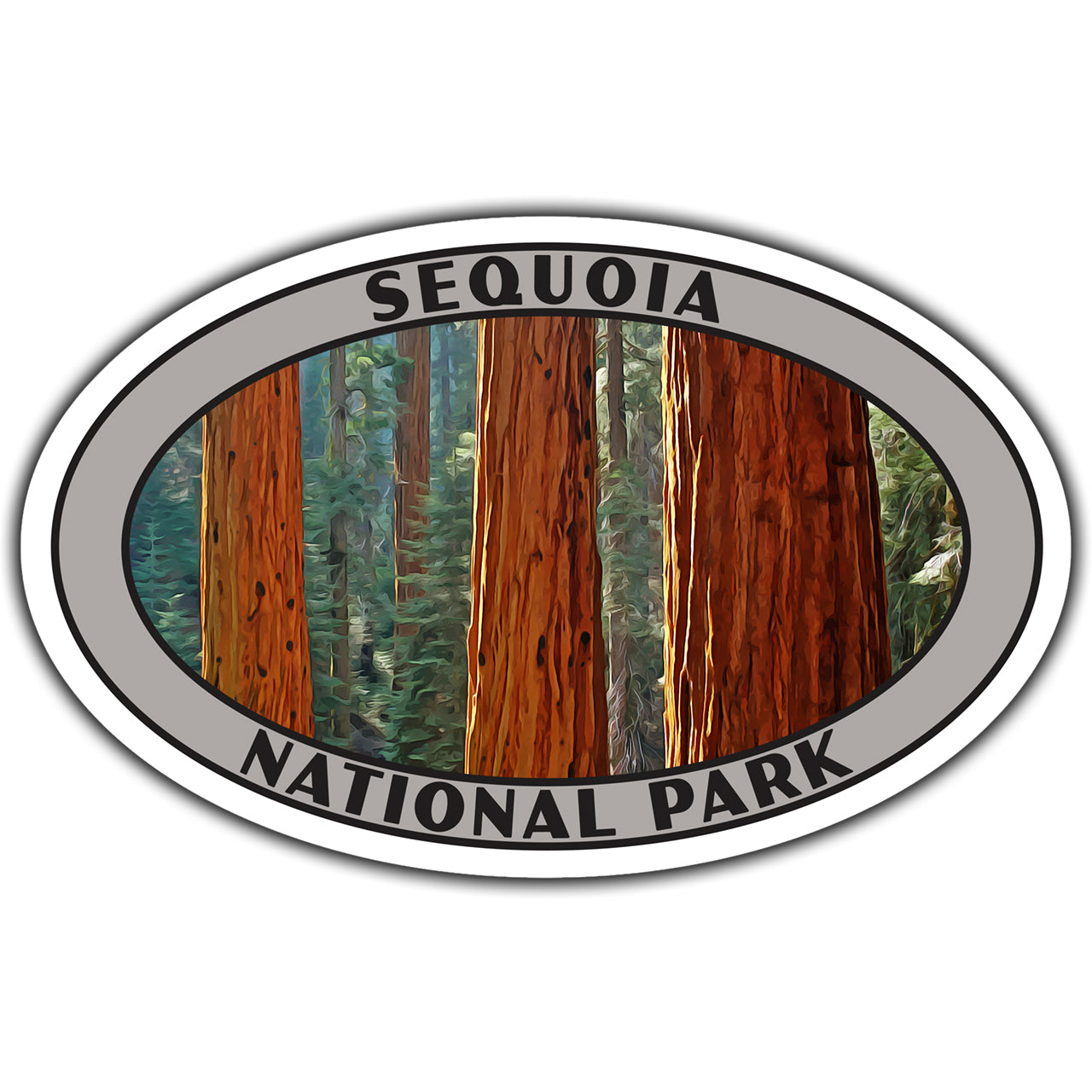 Sequoia National Park Sticker (Grant Grove) – Just Go Travel Studios