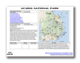 Acadia National Park Itinerary (Digital Download) – Just Go Travel Studios