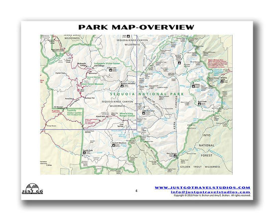 Sequoia National Park Itinerary (Digital Download) – Just Go Travel Studios